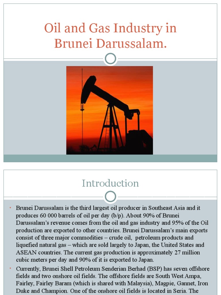 Oil and Gas Industry in Brunei | PDF | Fossil Fuels | Petroleum Reservoir