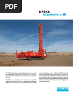 Sandvik D245S Rotary Blast Hole Drill: Technical Specification ...