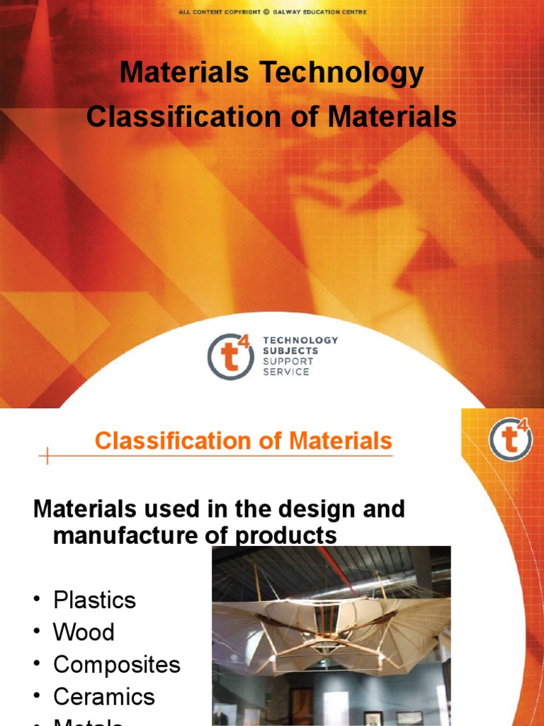 Classification of Materials Overview | PDF | Composite Material ...