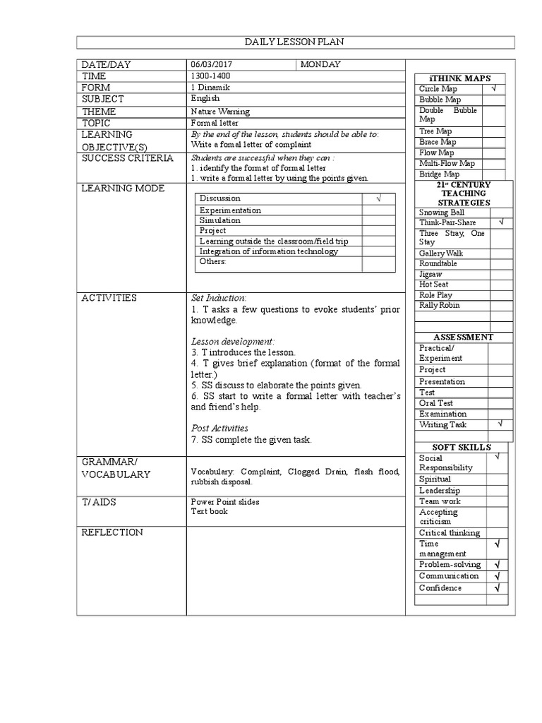 lesson-plan-form-1-english-pdf-lesson-plan-educational-psychology