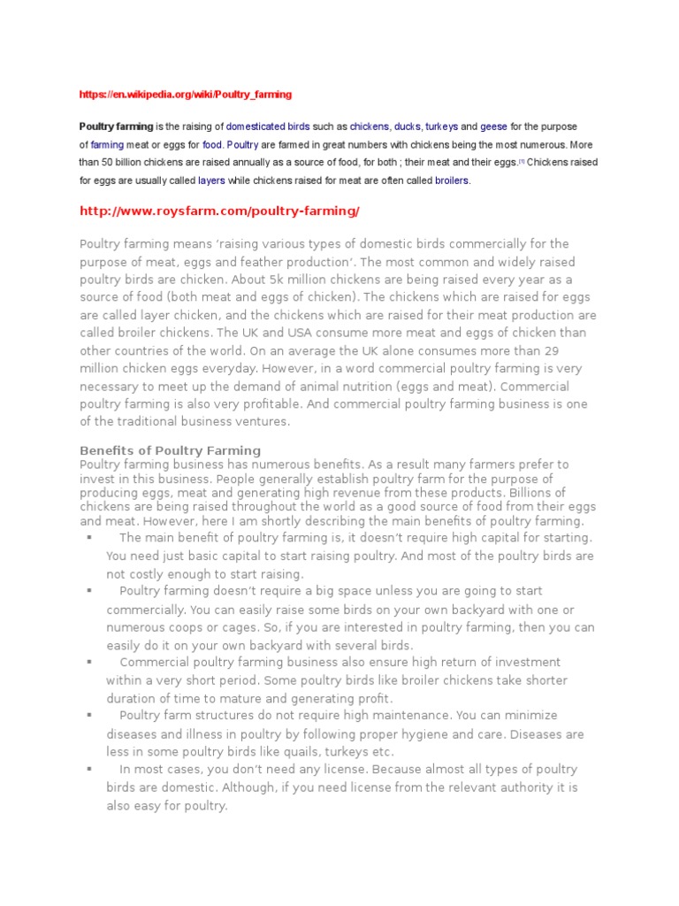 RRL | PDF | Poultry Farming | Poultry