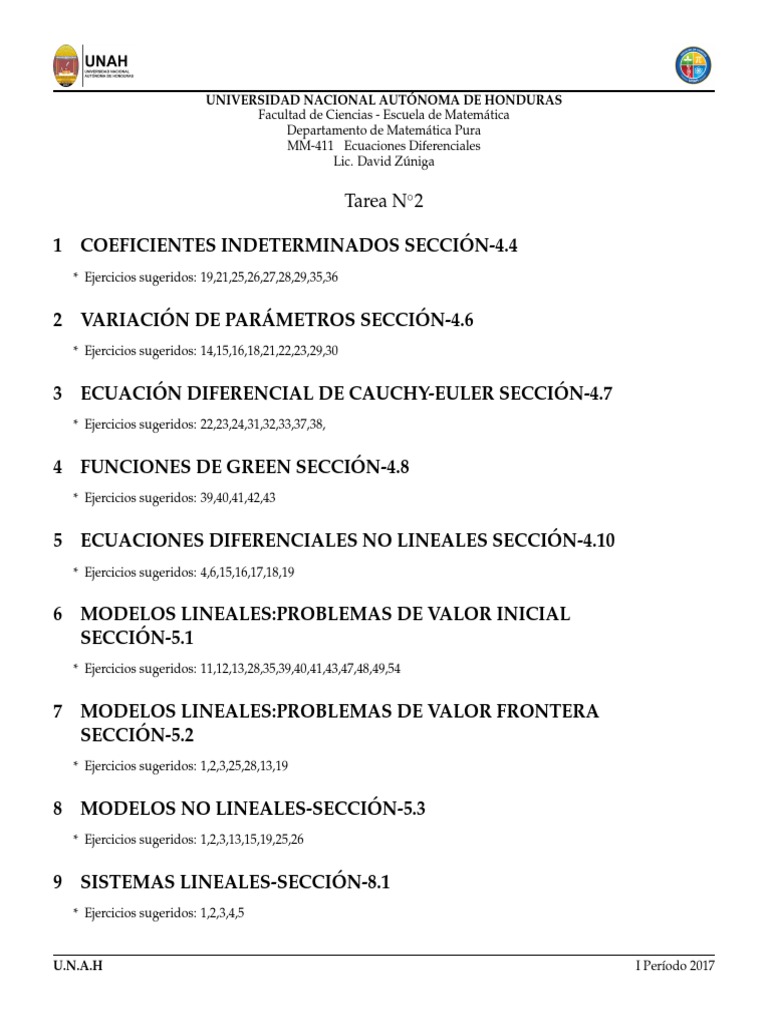 MM 411 Tarea Segundo Parcial 1periodo 2017 DZ | PDF