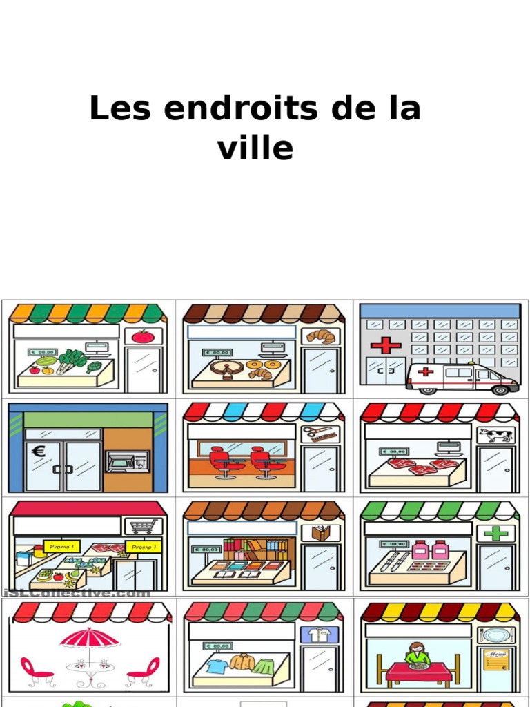 Les Endroits de La Ville | PDF