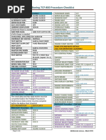 Ifly 737 Max 8 Procedure. Briefing and Checklist October 2024 | PDF ...