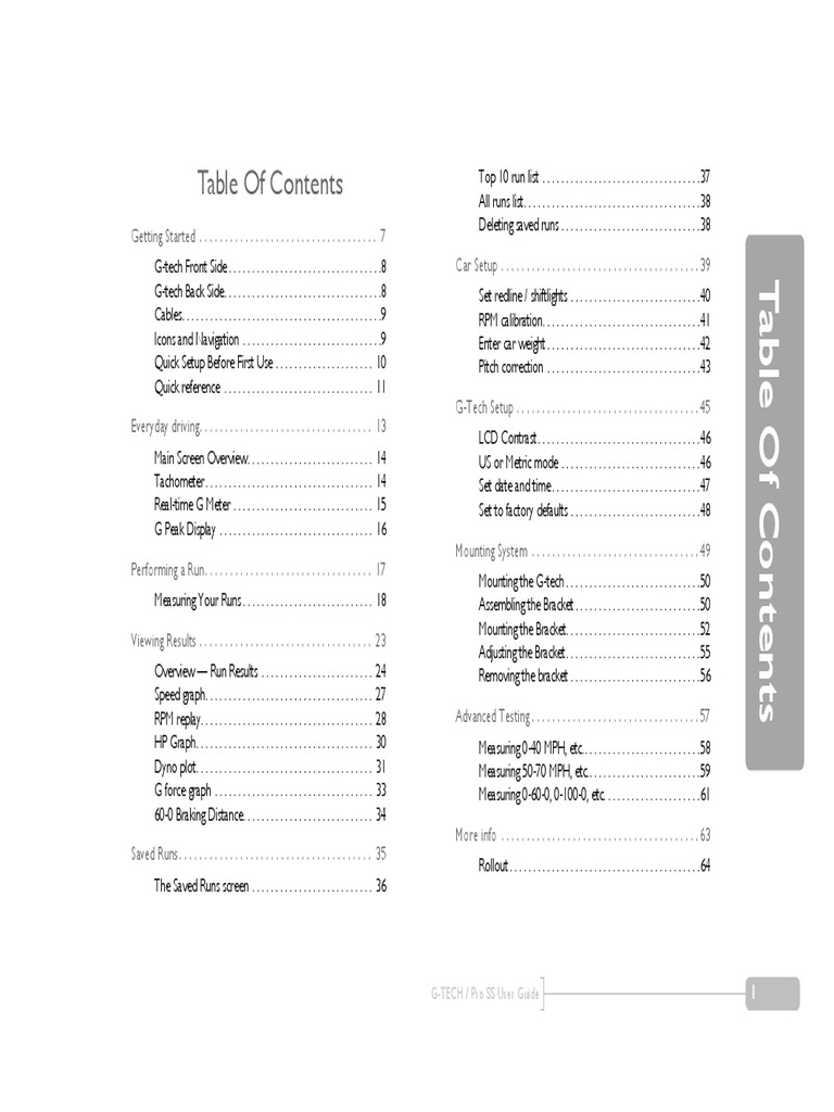 G-Tech Pro Ss Manual | PDF | Icon (Computing) | Menu (Computing)