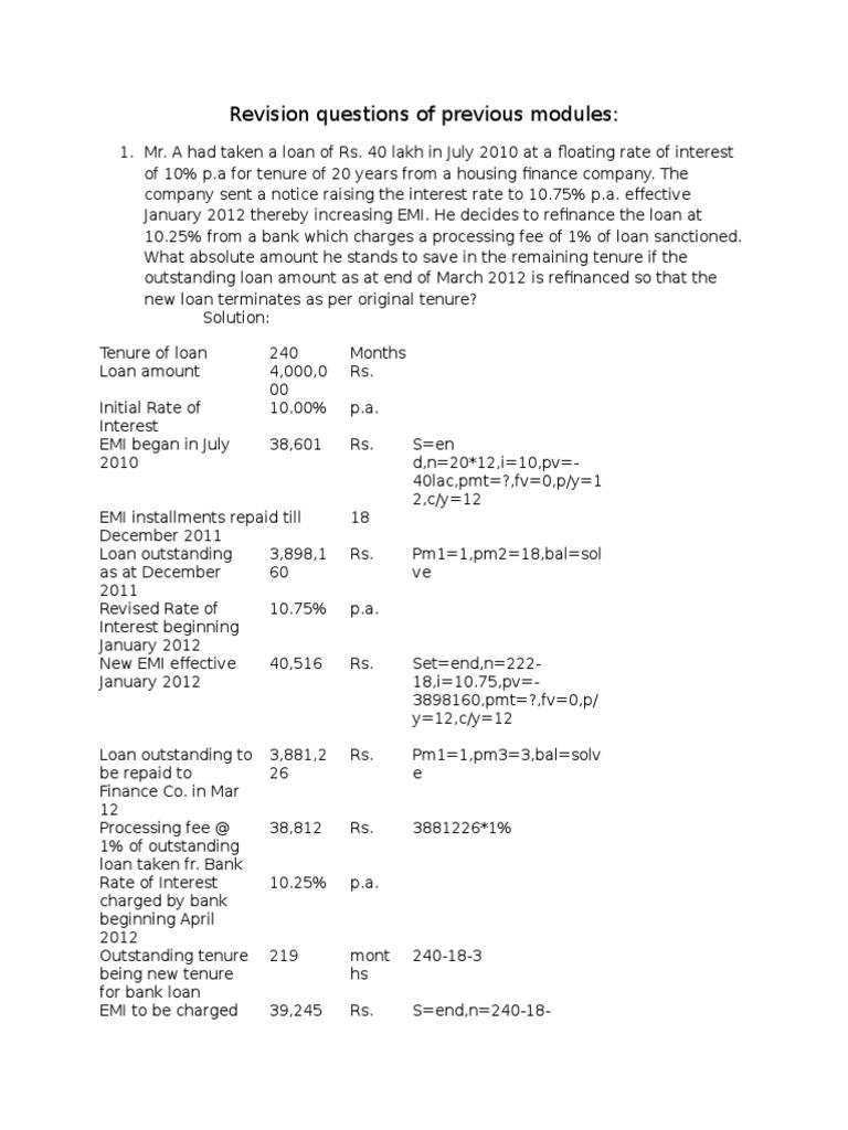 Class Questions Solutions | PDF | Yield (Finance) | Bonds (Finance)