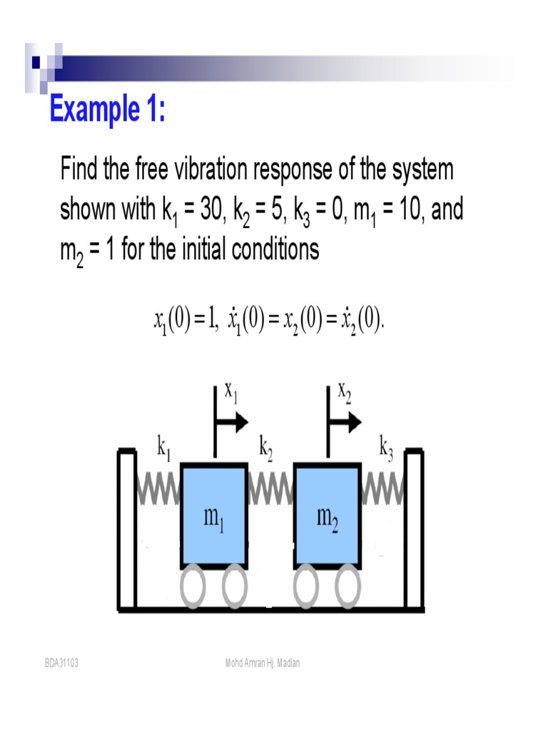 BDA31103 - LECT03 - 2DOF - Part 2 - Sem 2 1617 | PDF | Normal Mode ...