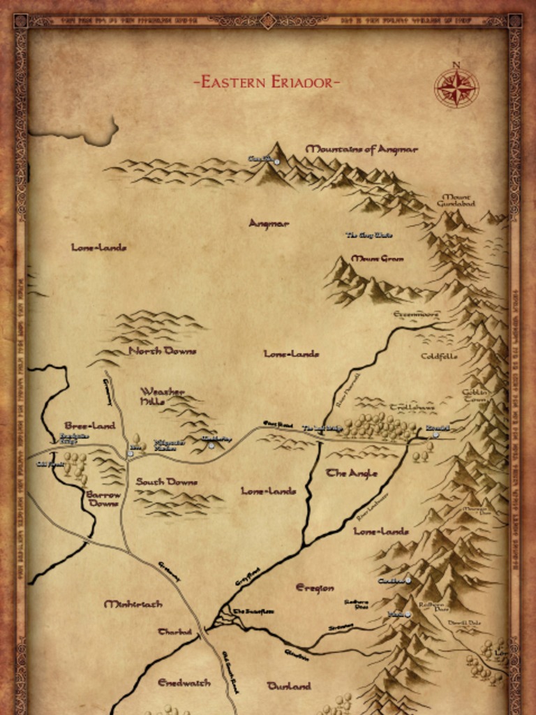 The One Ring - Ruins of the North - Maps.pdf | J. R. R. Tolkien ...