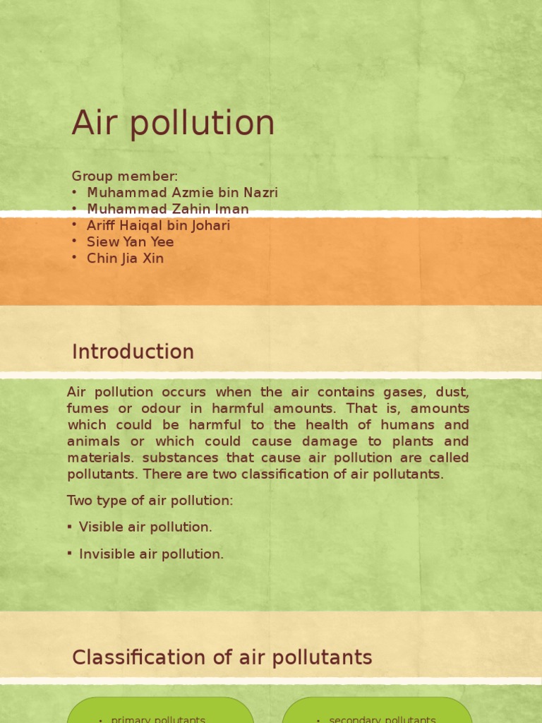 Air Pollution | Air Pollution | Atmosphere Of Earth