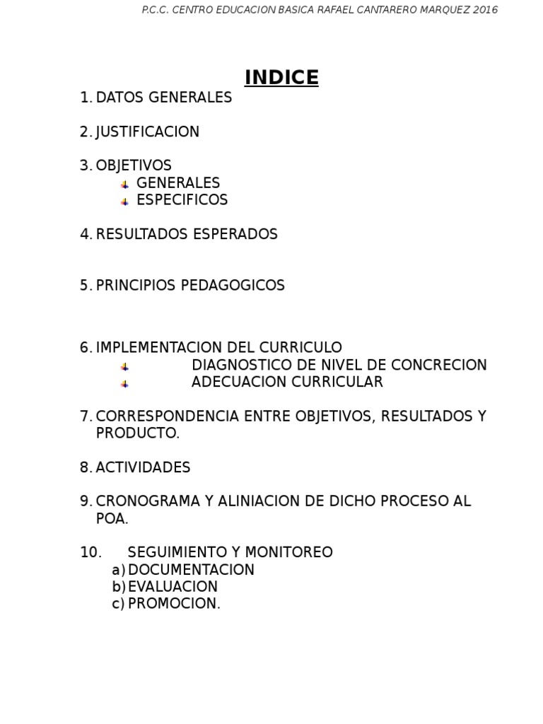 Proyecto Curricular de Centro Educativo | PDF | Evaluación | Enseñando
