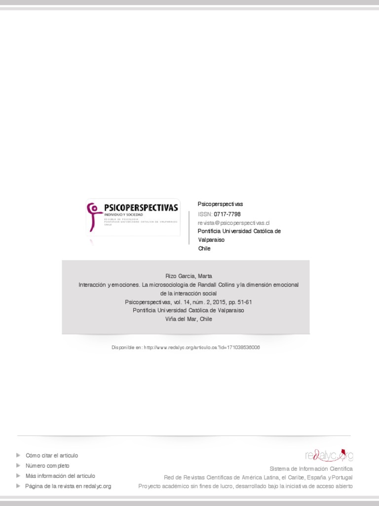 Randall Collins | PDF | Las emociones | Sociología