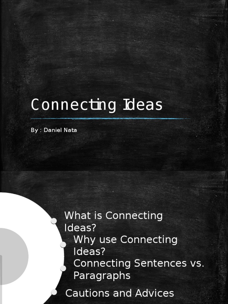 Mastering Connecting Ideas in Writing | PDF | Language Arts ...