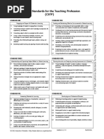 Cstps At-A-Glance 2009 | PDF | Educational Assessment | Learning