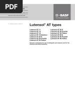 Lutensol M Types | PDF | Solubility | Solution