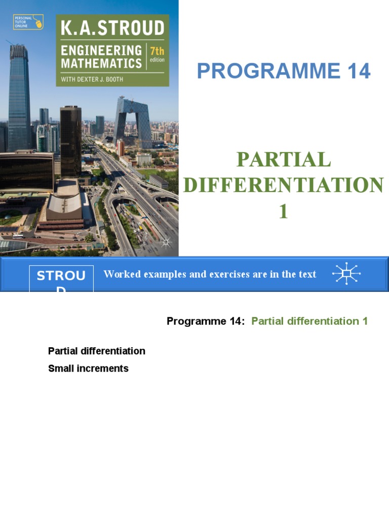 Partial Differentiation Guide | PDF | Derivative | Rates