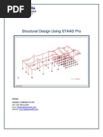 Staad Pro Manual | PDF | Structural Analysis | Truss