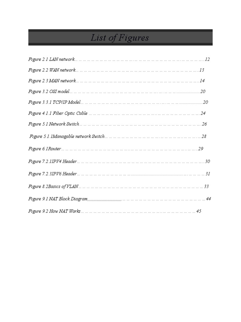 List of Figures | PDF | Science & Mathematics