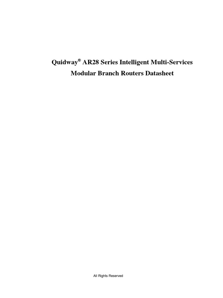AR 28 Series Datasheet | PDF | Virtual Private Network | Computer Network