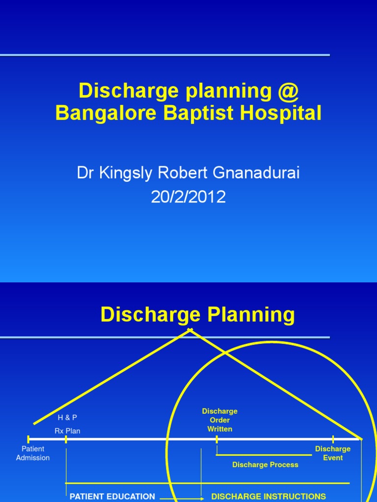 Discharge Planning | PDF | Patient | Chronic Condition