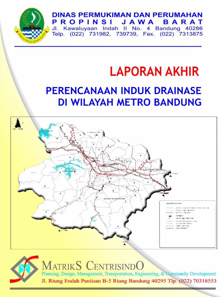 Masterplan Drainase Bandung Raya | PDF