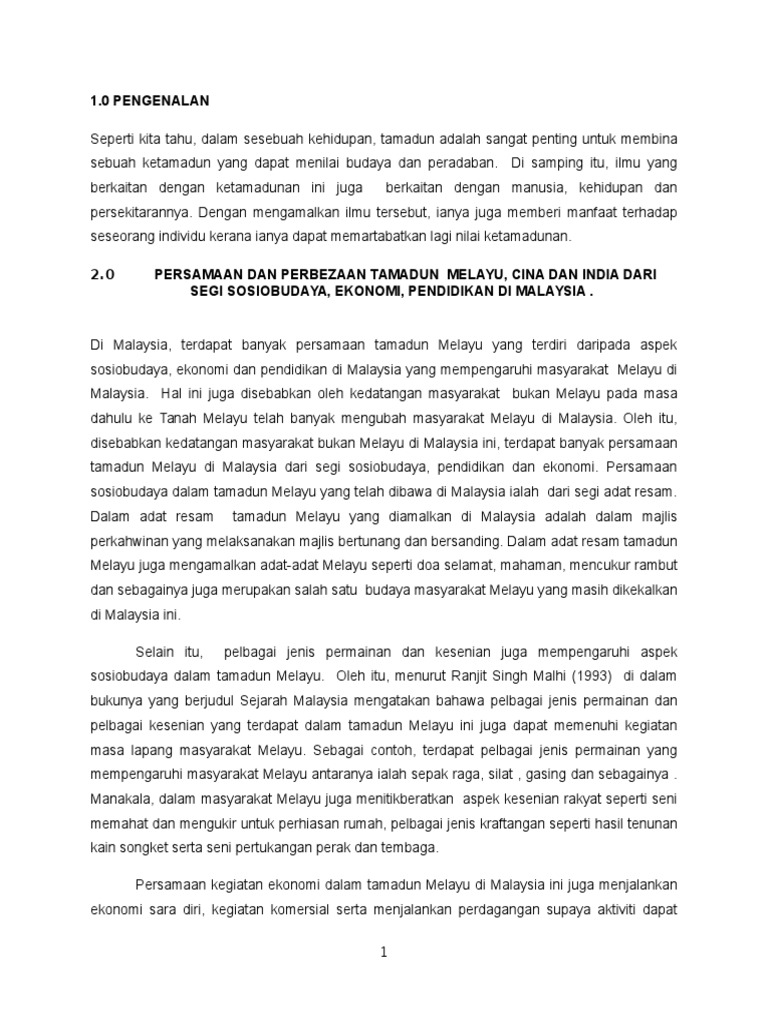 Kerja Kursus Mpu 3052 Esei 1 | PDF