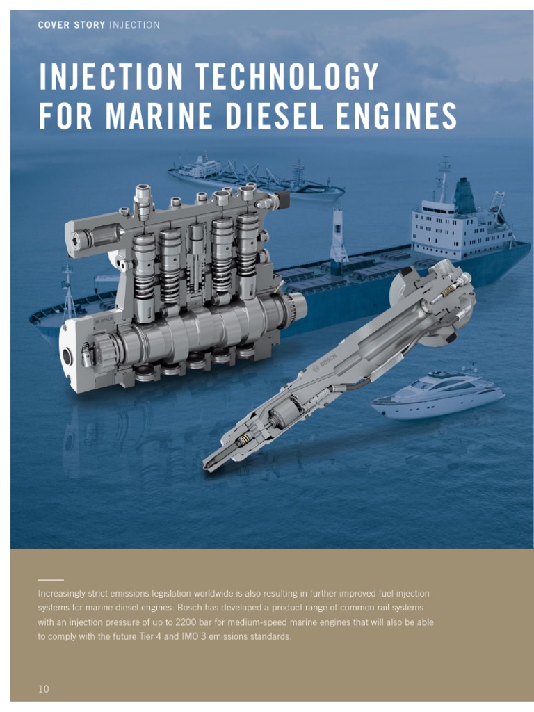Injection Technology For Marine Diesel Engines Mechanical | PDF ...