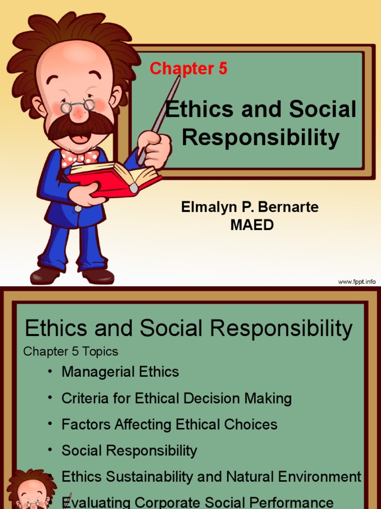 Ethics and Social Responsibility | Corporate Social Responsibility ...