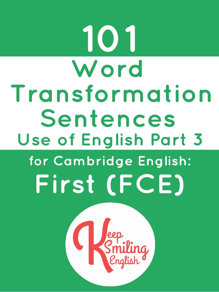 101 Word Transformation Sentences: A Comprehensive Guide to Practicing ...