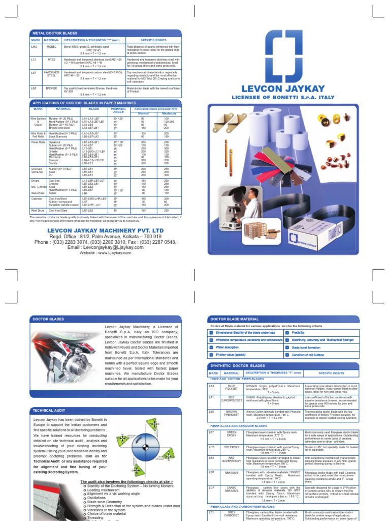 Levcon Jaykay: Licensee of Bonetti S. .A. Italy | PDF | Fiberglass | Epoxy