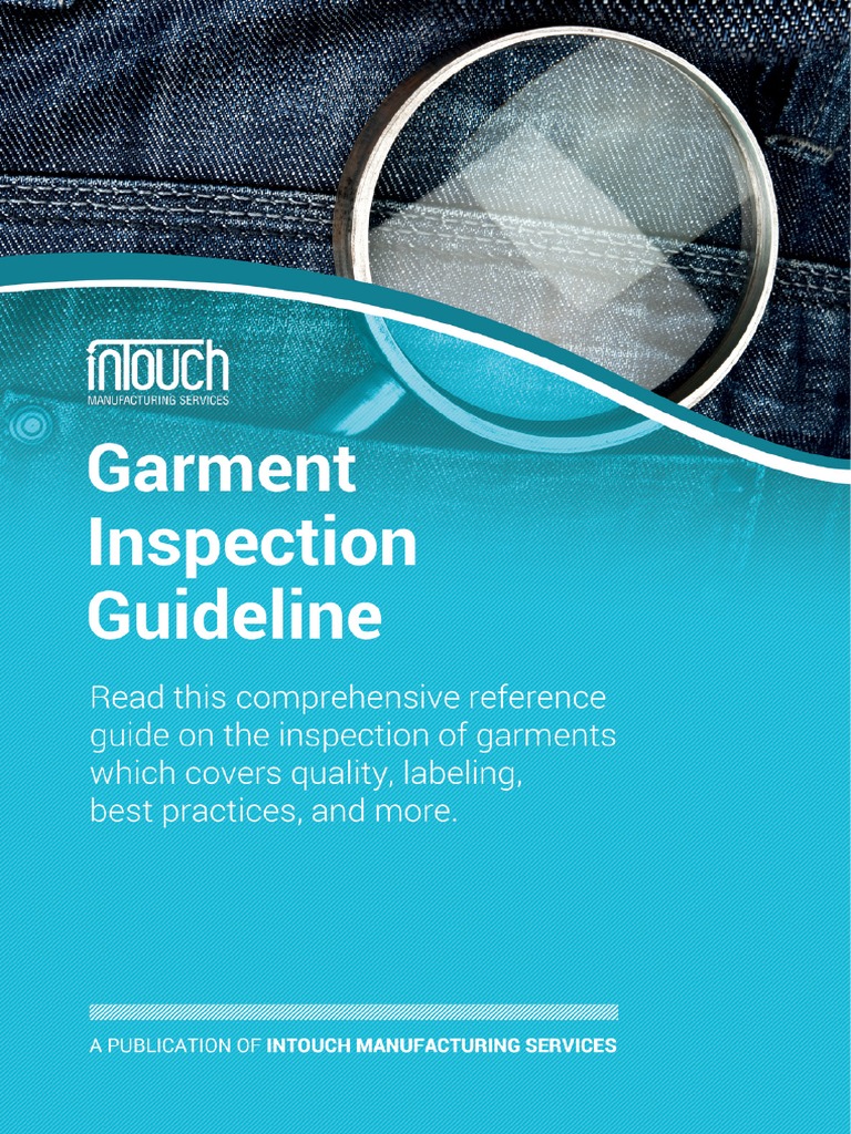 Garment Inspection Guideline | PDF | Seam (Sewing) | Fibers