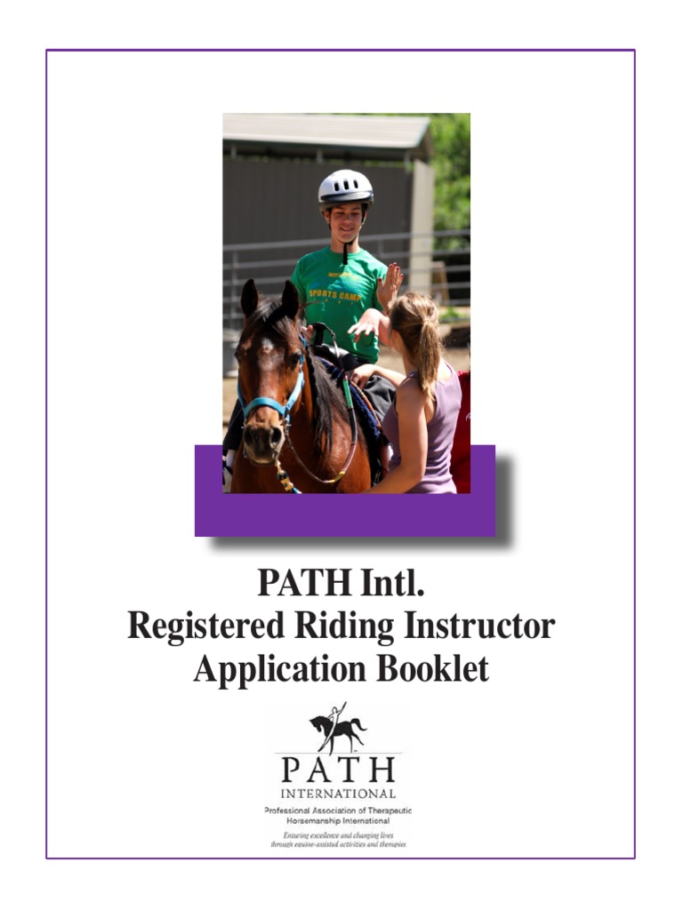 PATH Intl. Registered Riding Instructor Certification Guide | PDF ...