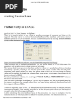 Partial Fixity in Etabs - Waseem Rana | PDF | Beam (Structure ...