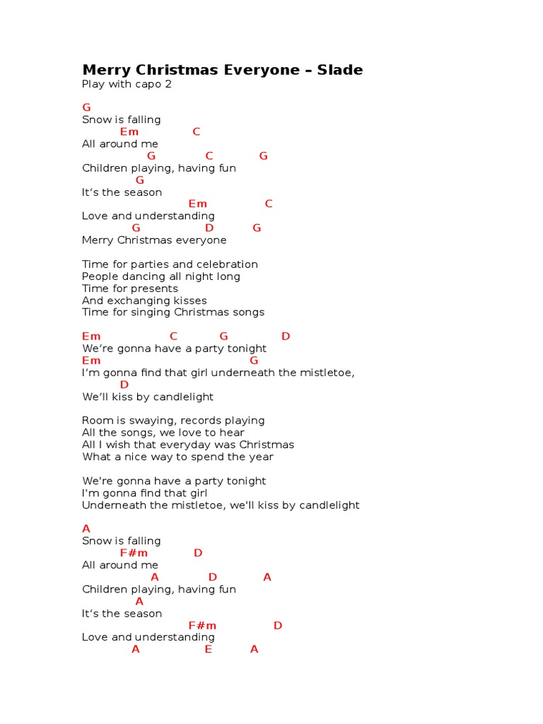 Merry Christmas Everyone | PDF