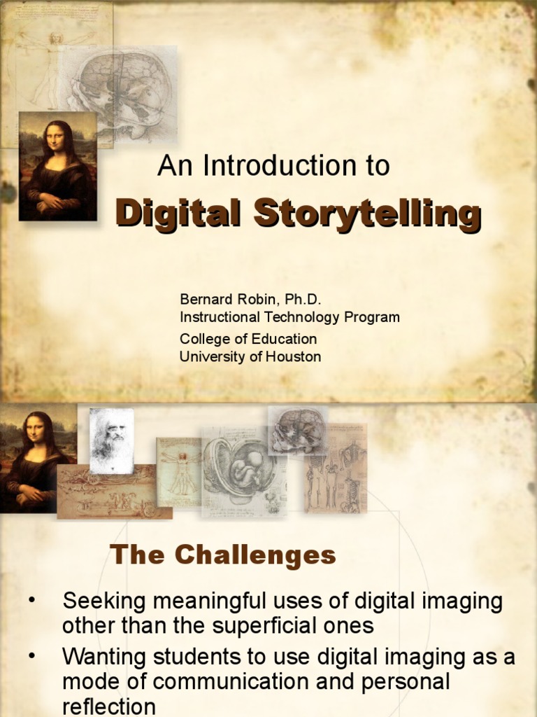 An Introduction To: Digital Storytelling | PDF | Narrative | Multimedia
