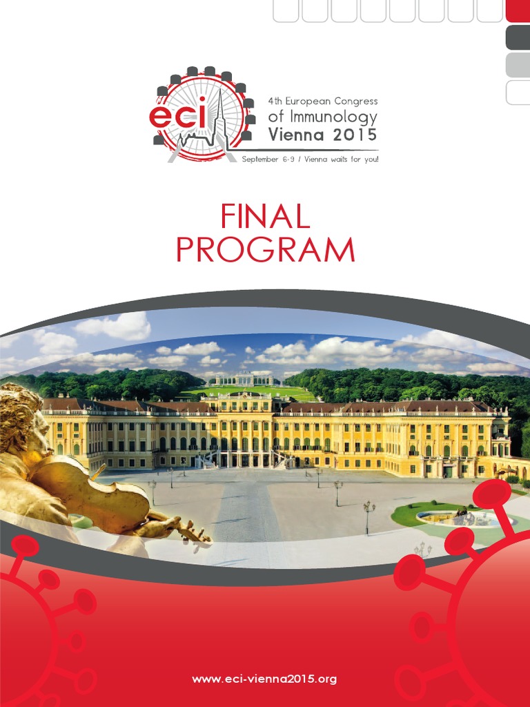 1 ECI 2015 Final Program | PDF | Clinical Medicine | Immunology