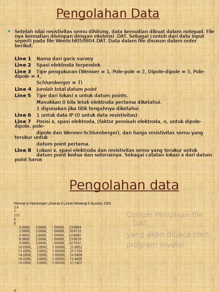 Tutorial Res2dinv Pdf