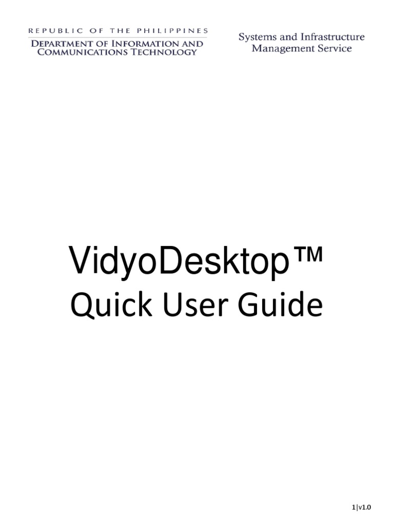 Vidyo User Guide | PDF | Business