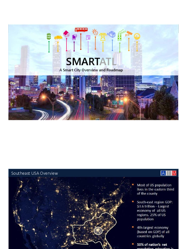 Atlanta Smart City Roadmap Overview | PDF | Analytics | Traffic