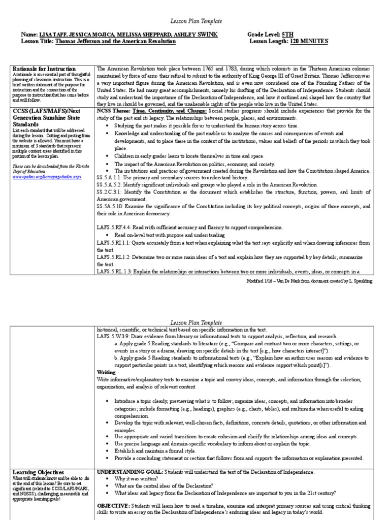 Lisa Taff, Jessica Mojica, Melissa Sheppard, Ashley: Lesson Plan ...