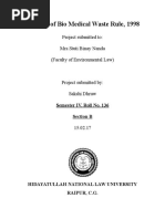 Bio-Medical Waste Management Rules 2016 | PDF