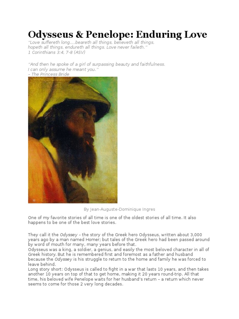 Odysseus and Penelope | PDF | Helen Of Troy | Penelope