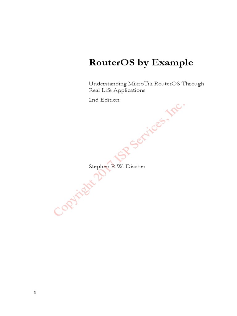 RouterOS by Example Second Edition TOC | PDF | Ip Address | Computer ...