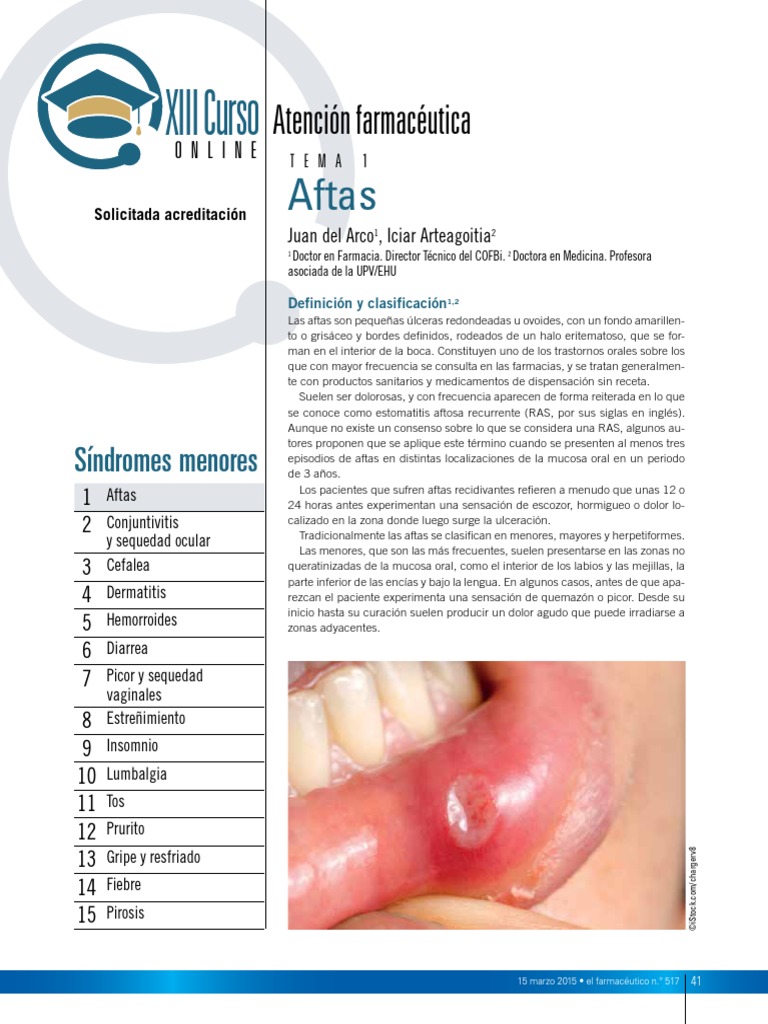 Tema 1 Aftas | Descargar gratis PDF | Citocina | Odontología