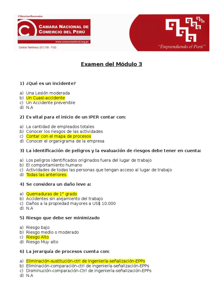 Solucion - Preguntas Modulo 3 | PDF