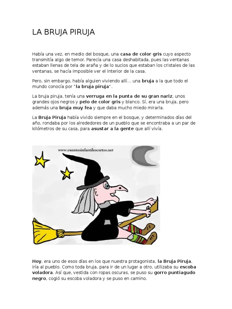 La Bruja Piruja y su verdadero ser | PDF | Ocio | Entretenimiento (general)