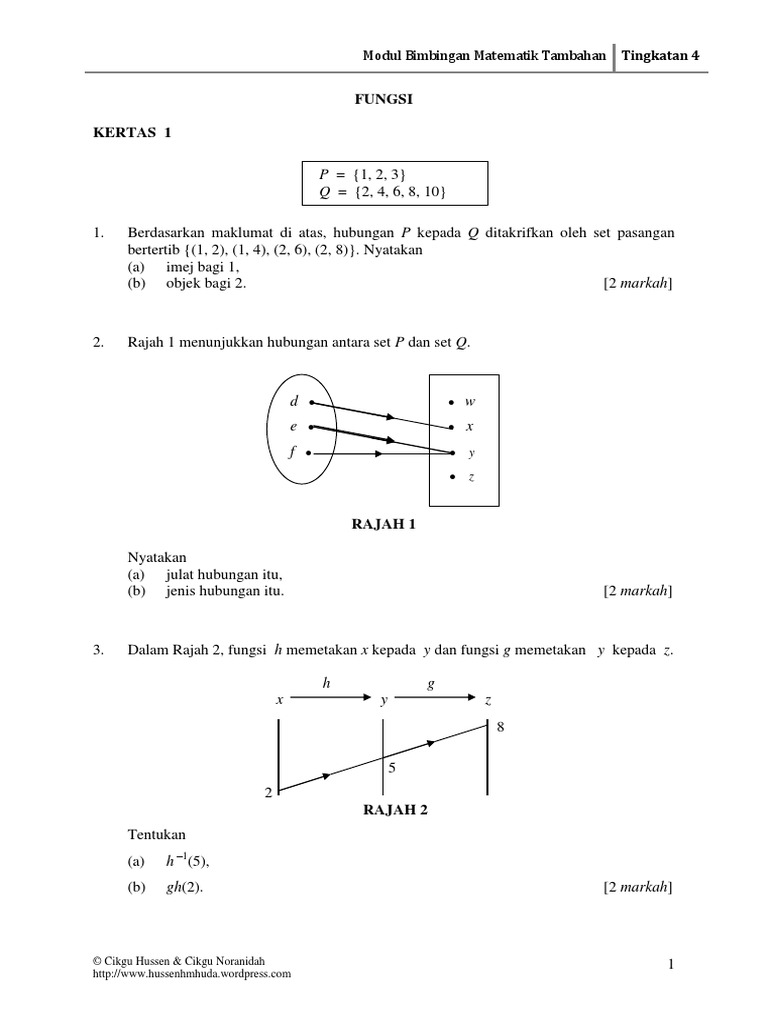 Modul Matematik Tambahan t4 PDF | PDF