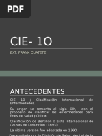 Estructura Básica, Diseño y Contenido de La CIE 10 | PDF ...