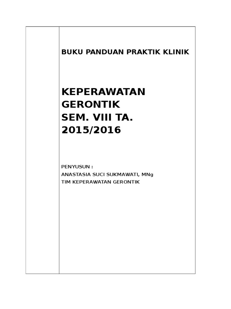 ASKEP Gerontik Kel 1 | PDF | Pengembangan Diri | Kesehatan Holistik