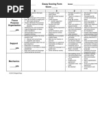 Paragraph Writing Rubric | PDF | Paragraph | Rubric (Academic)