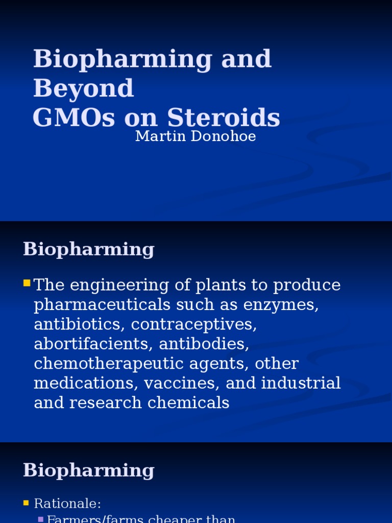 Biopharming: Risks and Realities | PDF | Pharmaceutical Drug | Genetic ...